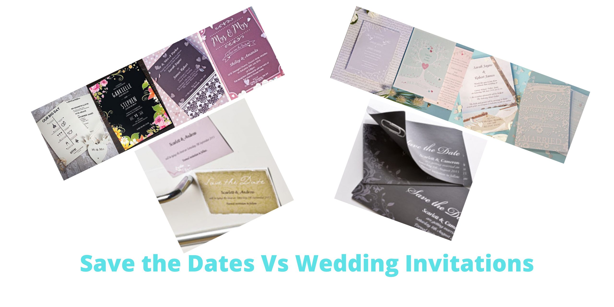 Save The Dates Vs Wedding Invitations What s The Difference And Do 